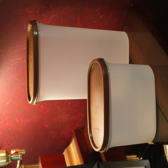 Tupperware | Kitchen | Rarevintage Tupperware Set Of 2 Modular Mates ...